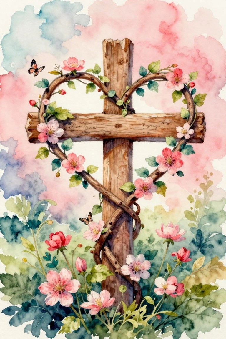 16 Dreamy Watercolor Christian Painting Ideas For Gentle Artwork ...