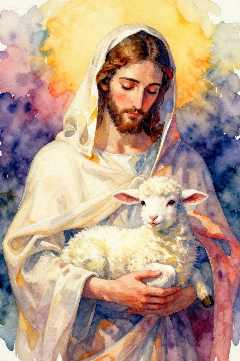 18 Stunning Jesus Portrait Art Ideas With A Soft Painterly Feel ...